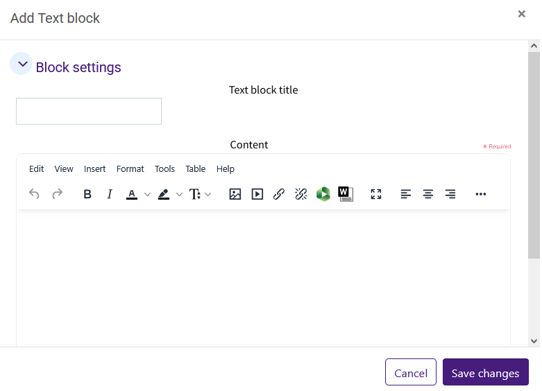 Moodle: Text Block - GROK Knowledge Base